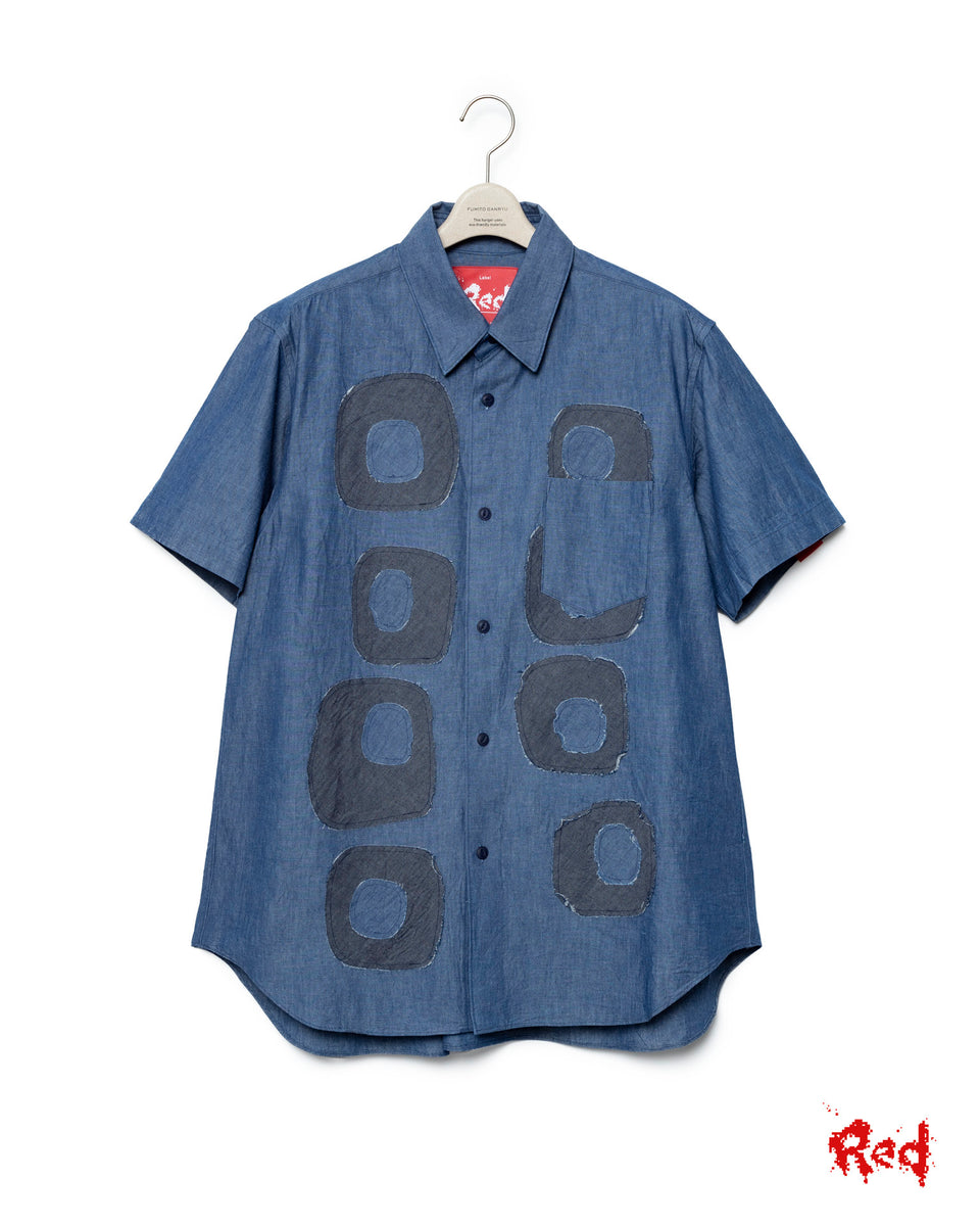 Pattern Patchwork Chambray Shirt - Light Indigo X Indigo – FUMITO GANRYU OFFICIAL STORE