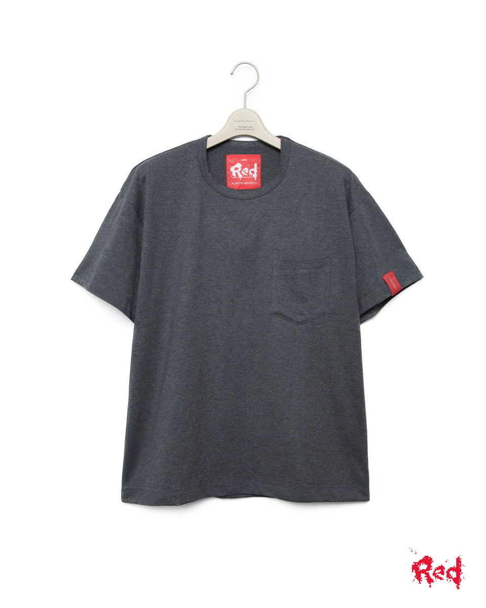 Pattern B-Patchwork Tee B - Dark Heather Gr X Heather Gr – FUMITO ...